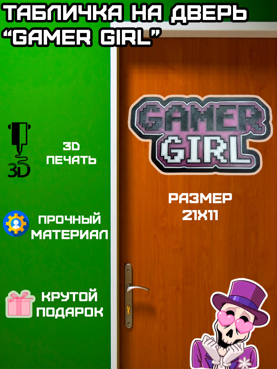 Табличка на дверь (GAMER GIRL )