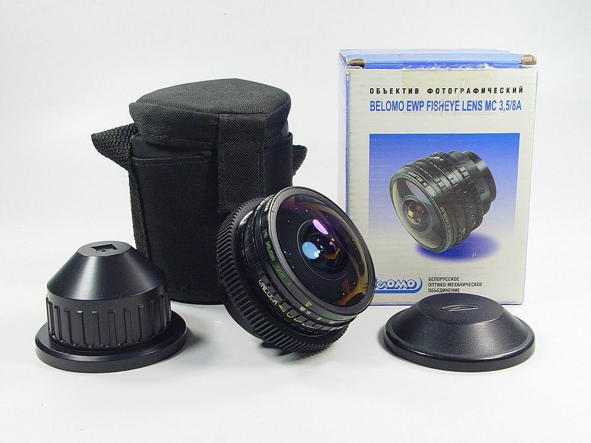 Фишай объектив Пеленг 3.5 8 PL mount Arriflex RED ONE. Металлическое зубчатое кольцо фокусировки. EWP MC 3.5 8mm. Лот 2