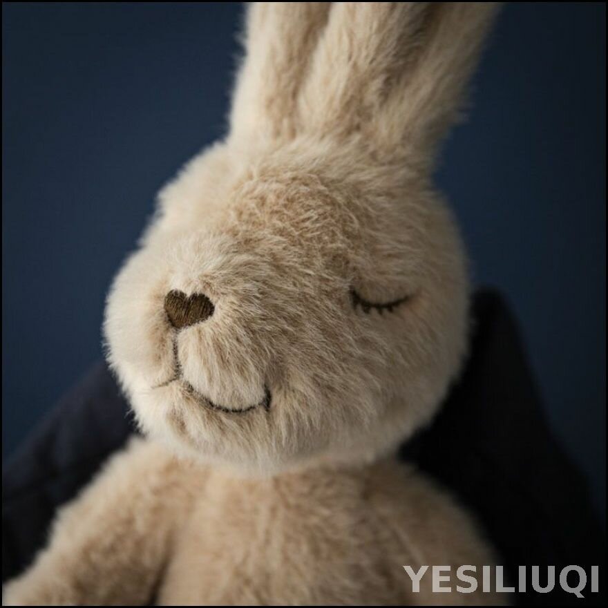 Плюшевые игрушки Кролик , дизайнерская серия кукол, куклы из искусственного соболя верблюжьего цвета