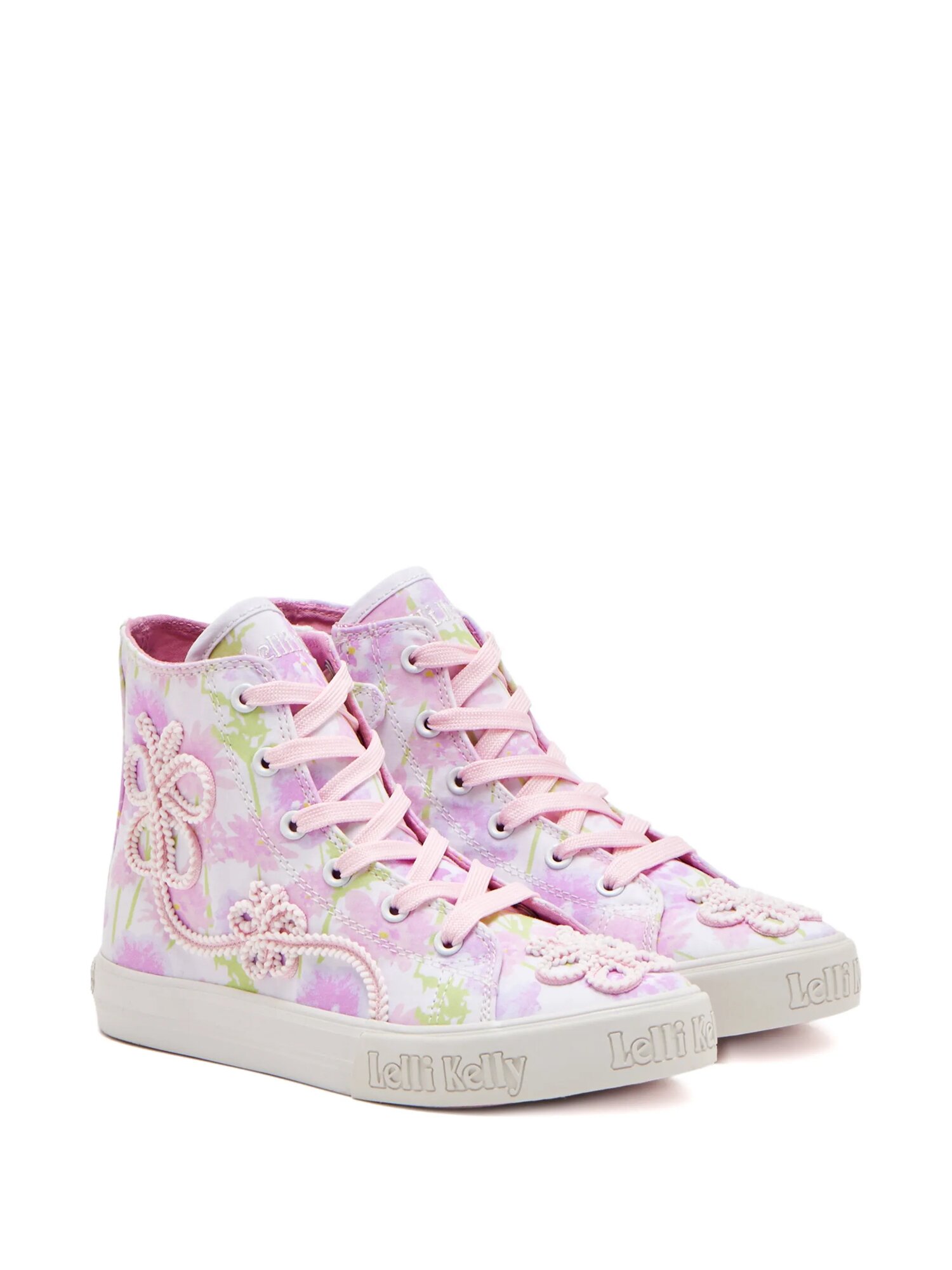 Кроссовки Lelli Kelly Floral-appliqué sneakers