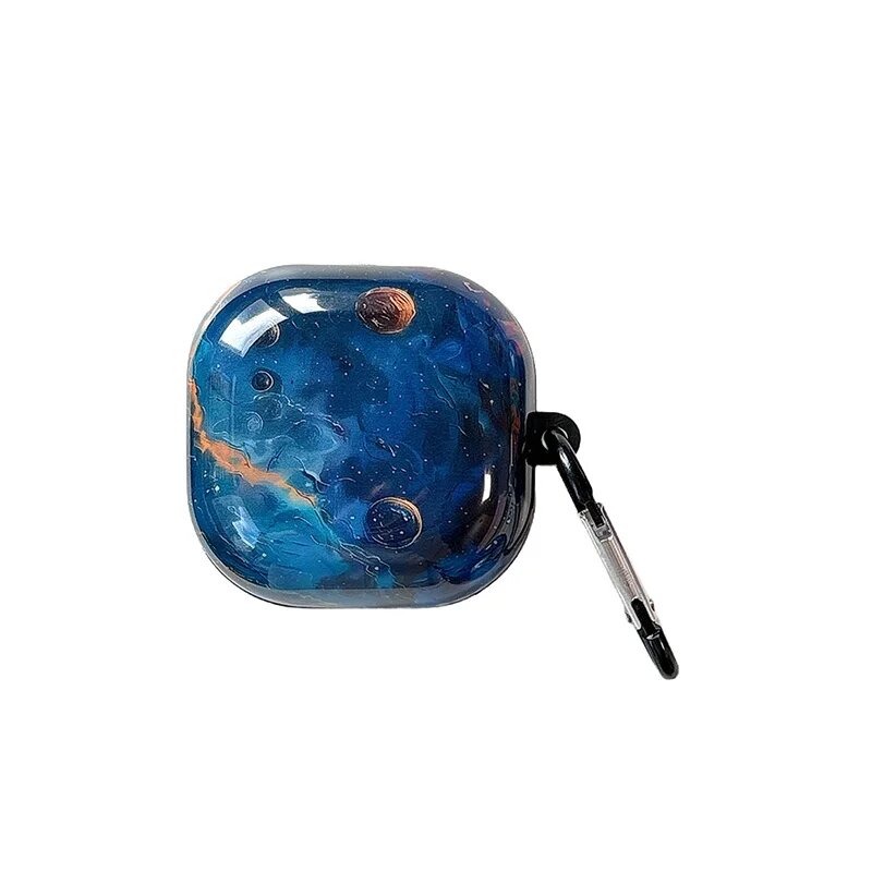 Чехол для Samsung Galaxy Buds Core Pro Live 2 Buds 2 Pro FE, загадочный чехол для наушников «Звездное небо», защитный чехол от царапин