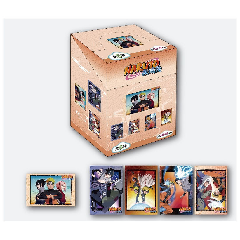 Официальный значок Наруто TV - Значок "Связь времени" Слепой бокс Баджи Саске Наруто Аниме Двумерный