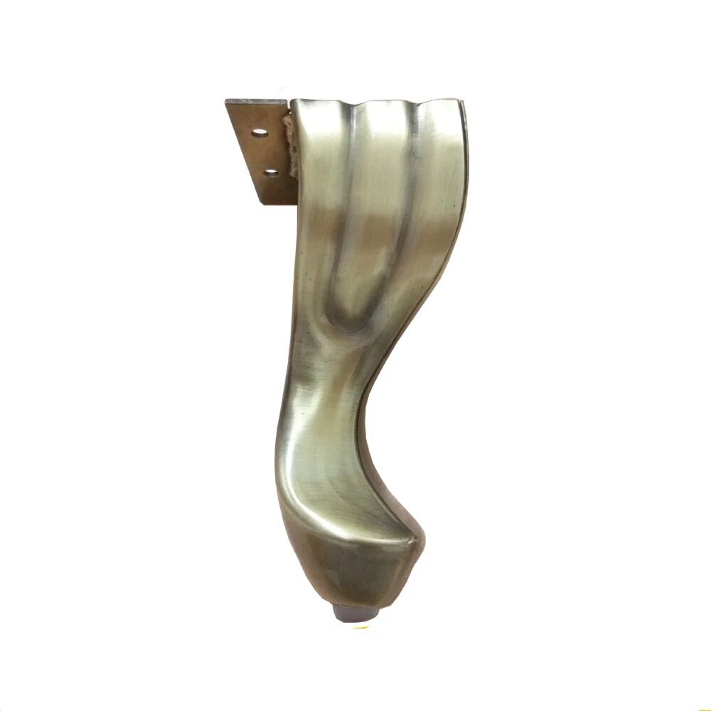 4 шт. мебельные ножки с бронзовым покрытием металлические ножки для дивана в форме змеи шкафы ноги кровать ТВ ножки шкафа 14 см высота green bronze