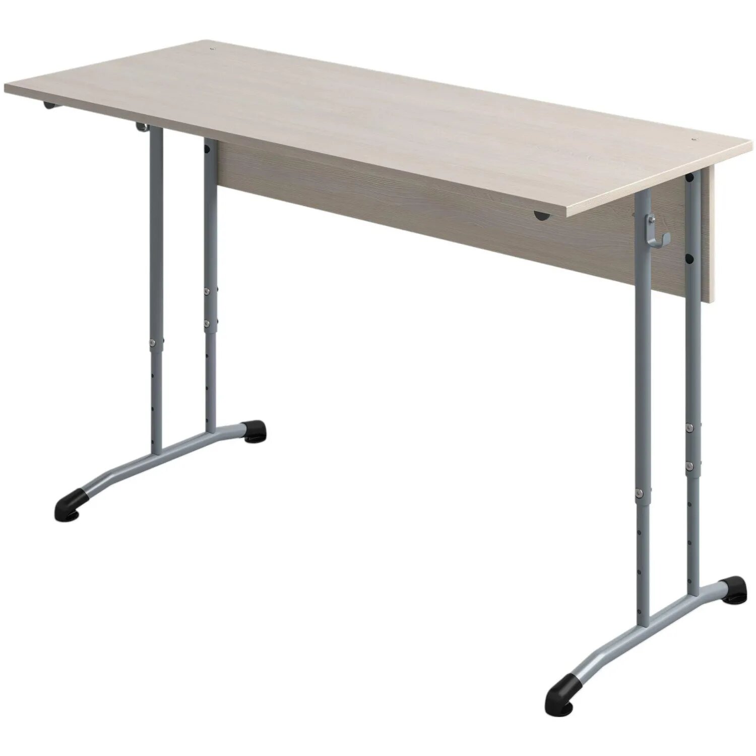 Парта МЕТ_ Стол ученический Знание 2-местный 3-7г. р. шамони св./серый