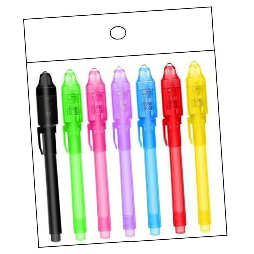 Ручка с невидимыми чернилами, 7/14 шт, 7