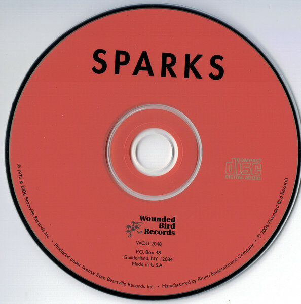 CD диск Sparks US 2006 оригинал mintmint — фото 1