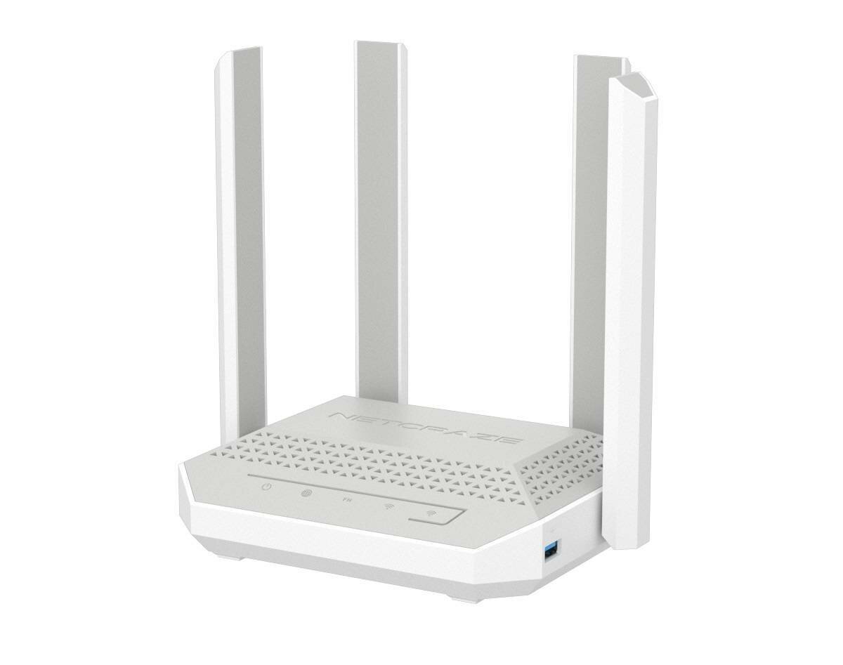 Netcraze Speedster DSL (NC-2113) Гигабитный интернет-центр с Mesh Wi-Fi 5 AС1200, 4-портовым Smart-коммутатором
