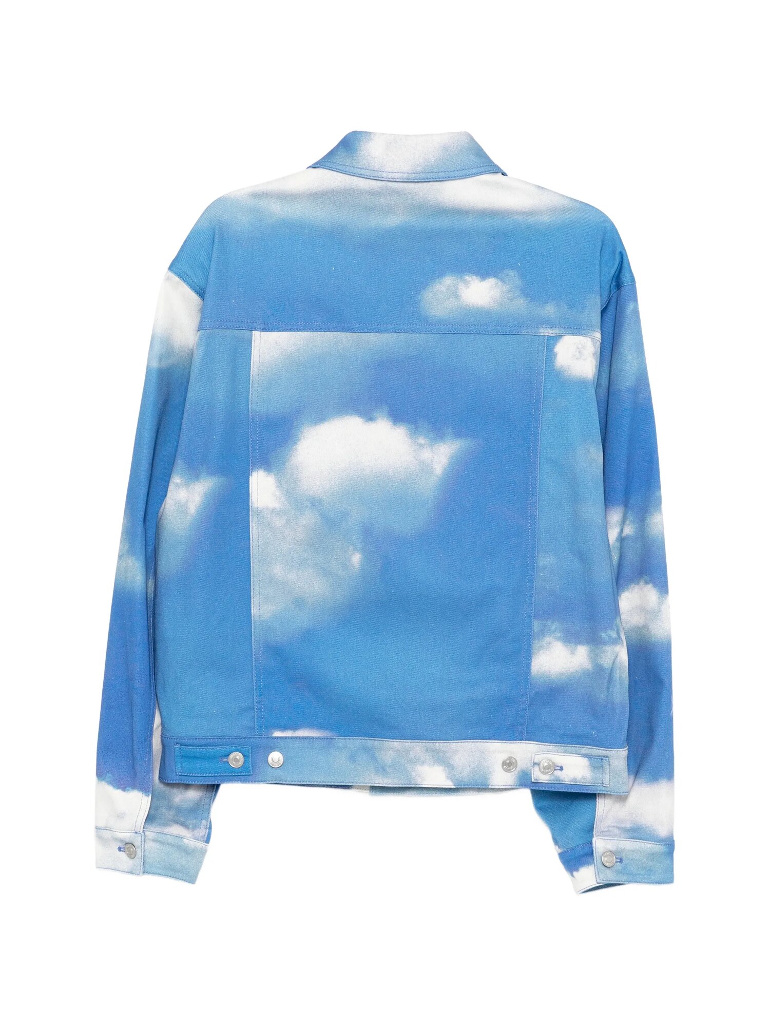 Куртка MOSCHINO Cloud-print jacket, размер 48, blue — фото 1