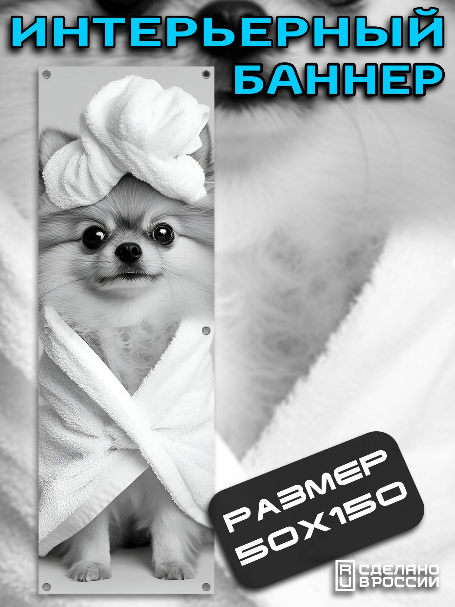 Баннер интерьерный 150х50