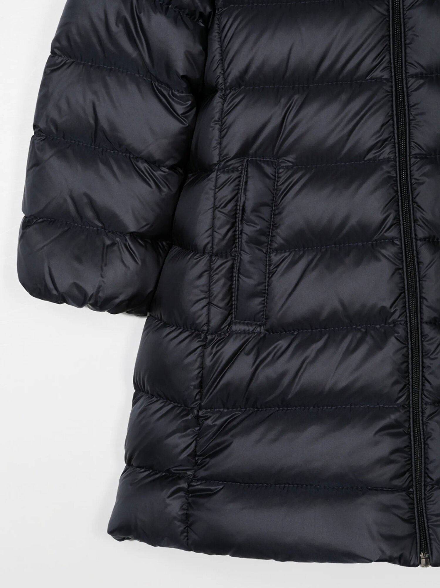 Куртка Moncler, размер 12-18 мес, синий — фото 1