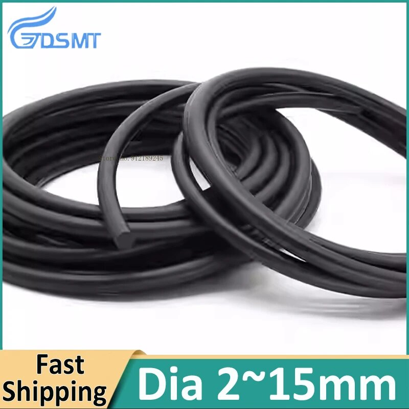 Черная уплотнительная лента из фторкаучука 2-15 мм 2.5mm