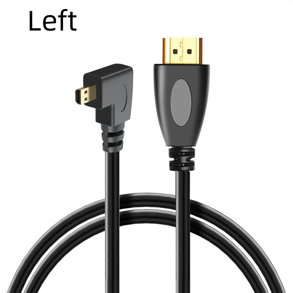Кабель Micro HDMI - HDMI 0,5 м, Left