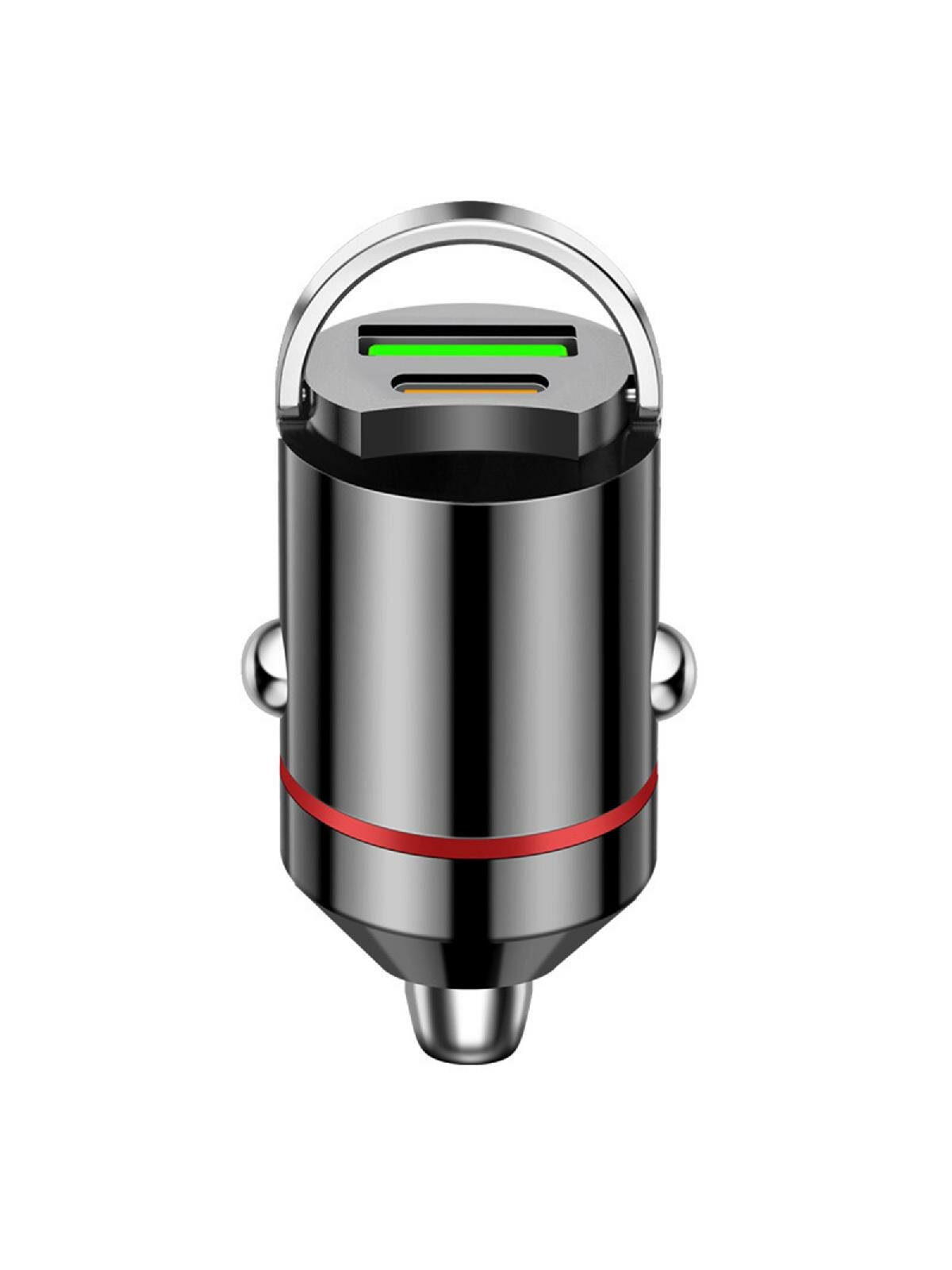 12 В 24 В Двухпортовый адаптер быстрой зарядки USB Type C для прикуривателей и зарядных устройств