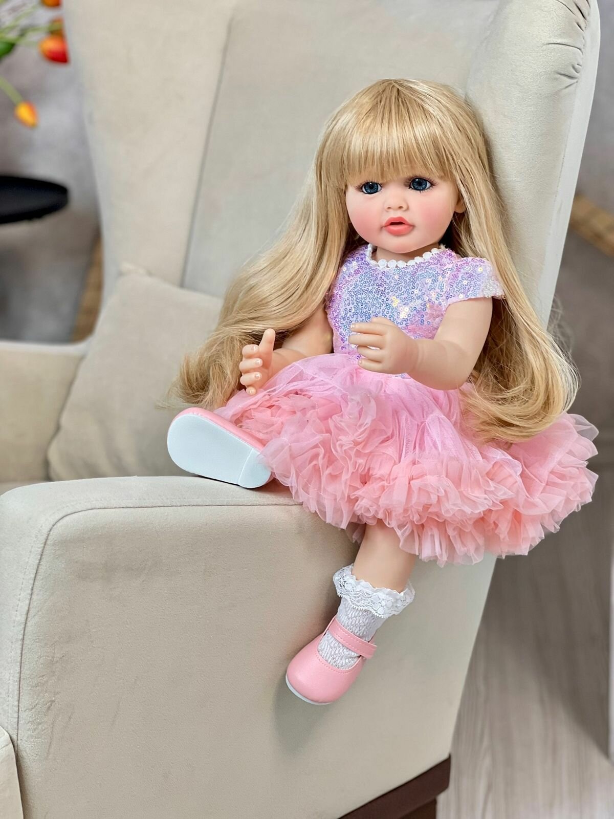 Кукла Реборн виниловая 55 см