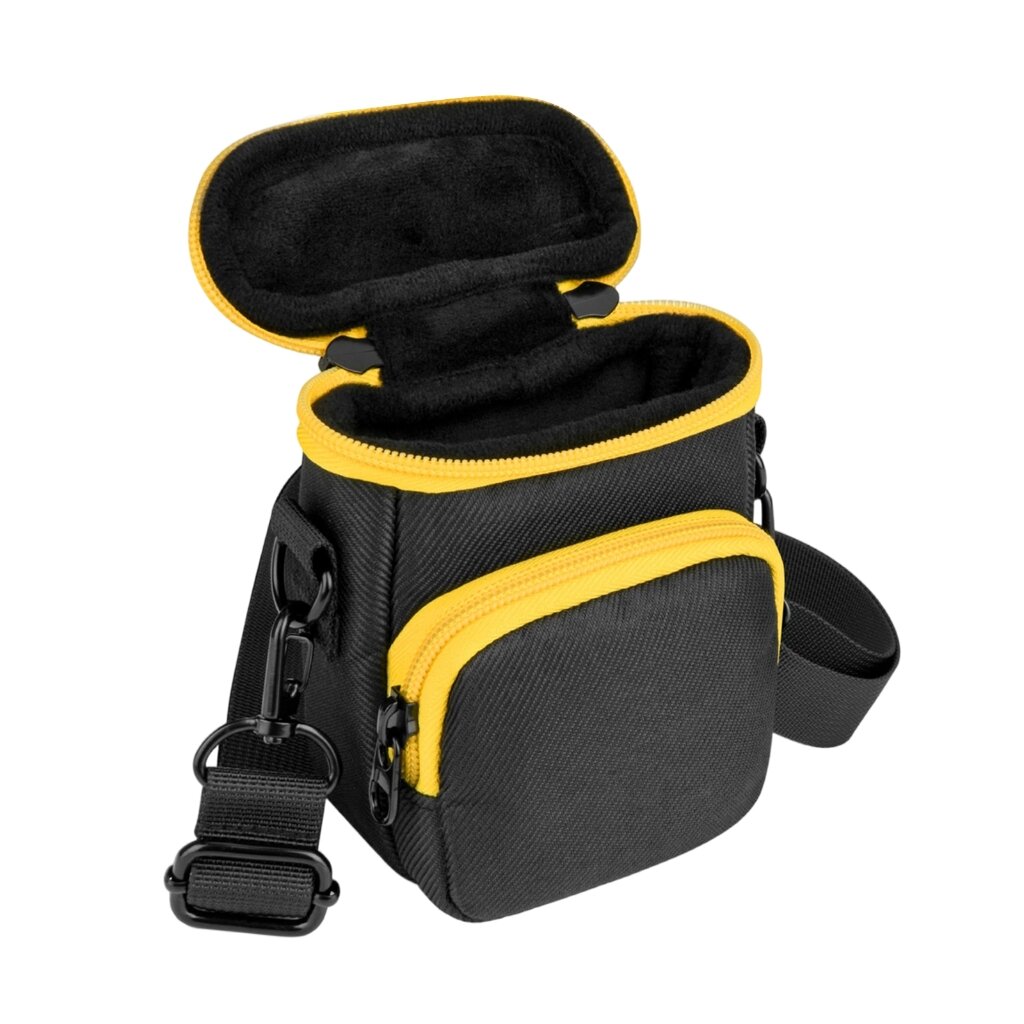 Travel Friendly Camera Shoulder Bag Quick Access Zippers AntiSlip Padding Design