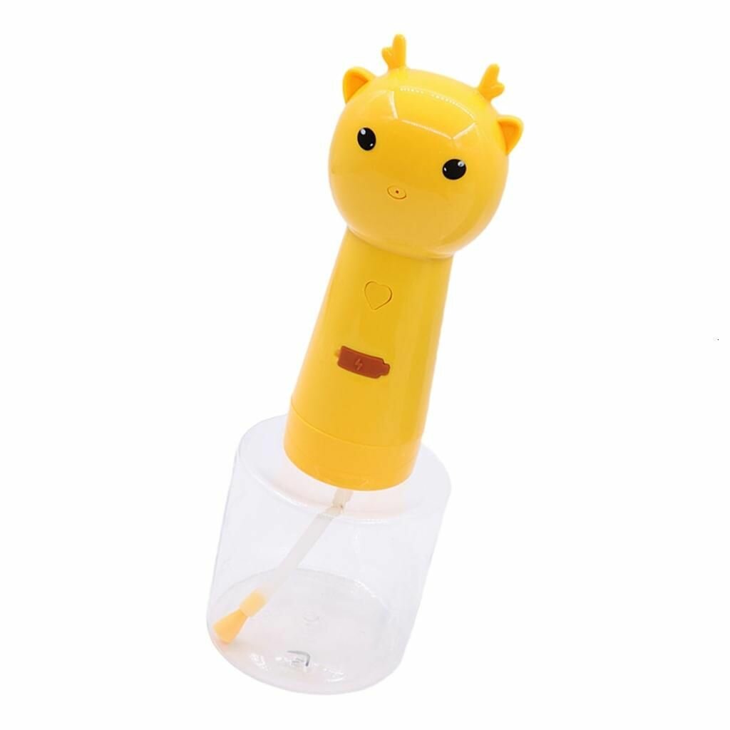 Электрический дозатор пены для мытья животных, Желтый