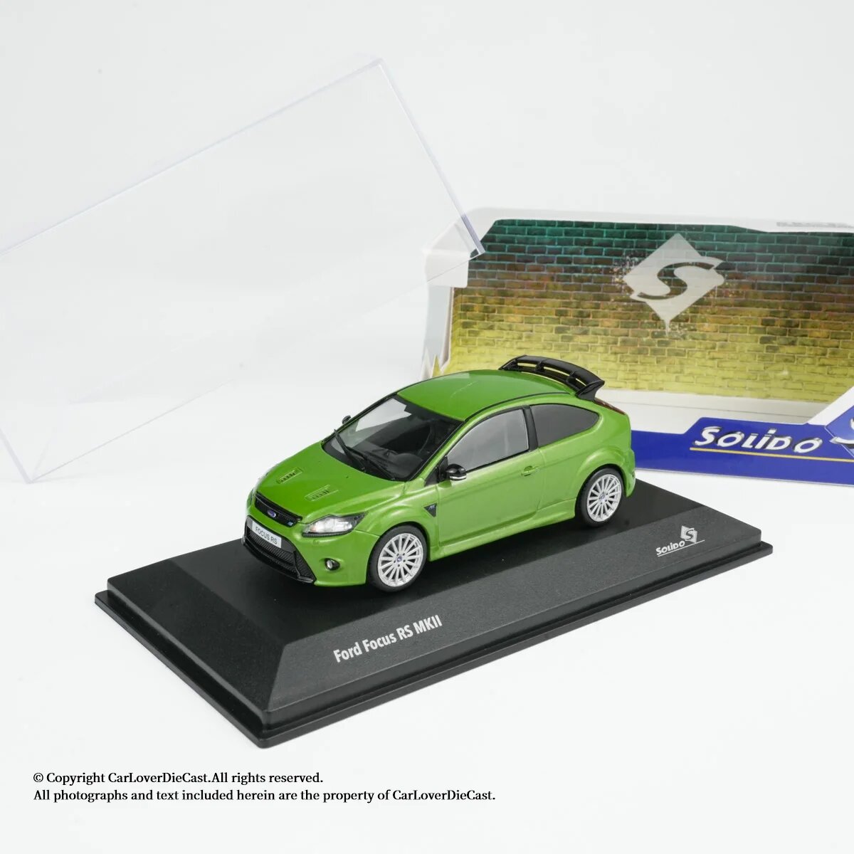 Модель автомобиля Solido Ford Focus MKII RS 2010 Изумрудный, green color