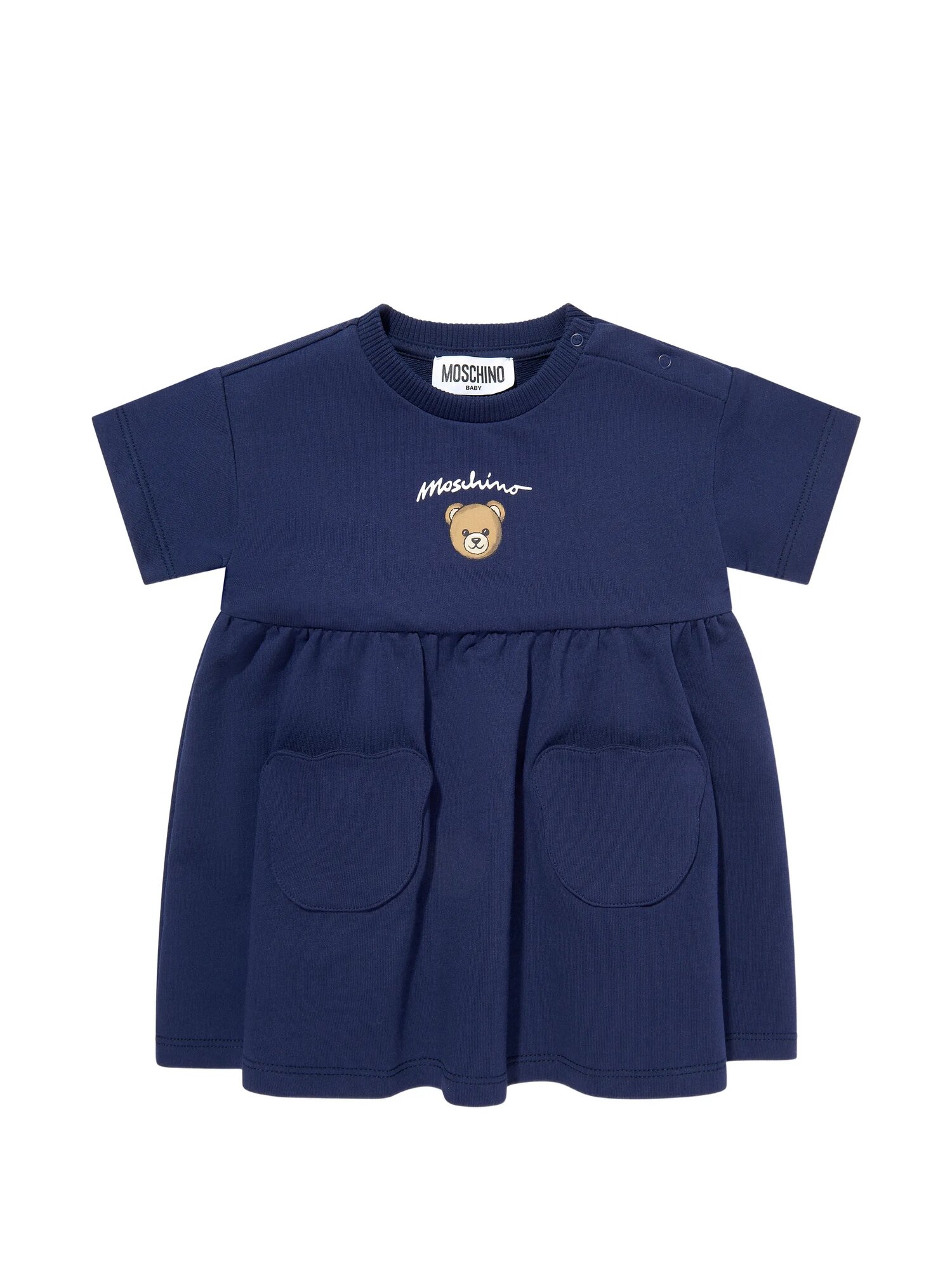 Платье Bear-print pocket dress