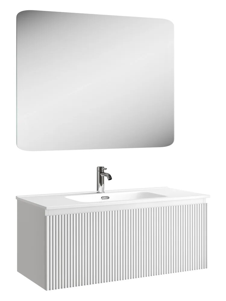 Мебель для ванной комнаты Sancos Snob R 1.0 100 bianco