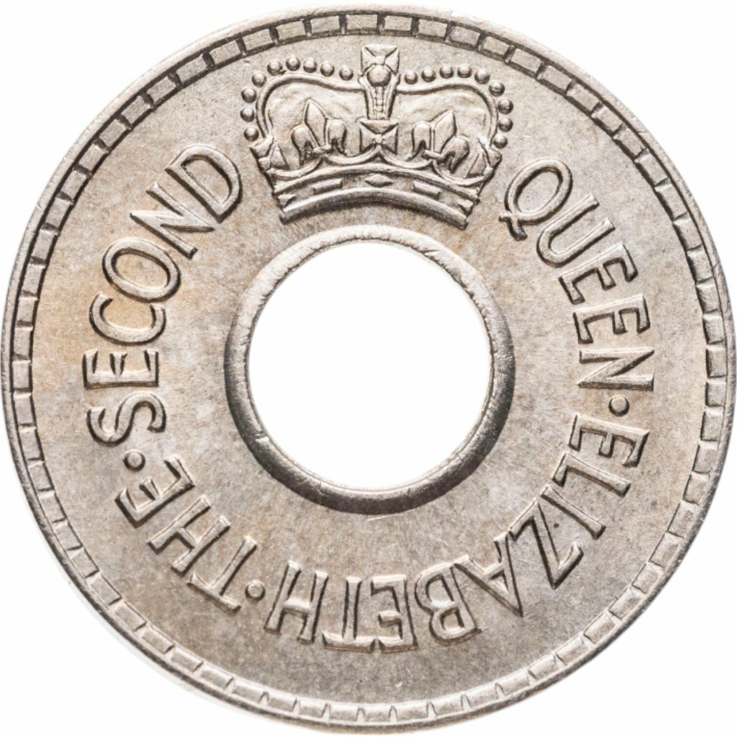 Фиджи 1/2 пенни penny 1954, Мельхиор медь-никель, в сохранности UNC