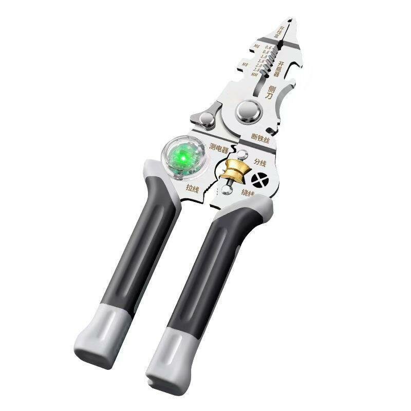 10-в-1 многофункциональные ножницы стриптизера провода с электрическим испытанием