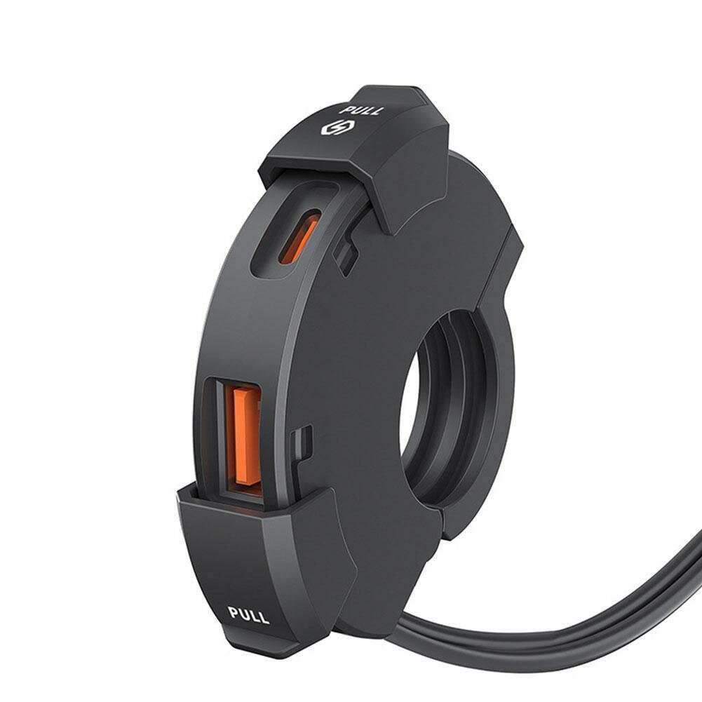 Мотоцикл QC3.0 USB-адаптер для зарядки Водонепроницаемый Блок Питания