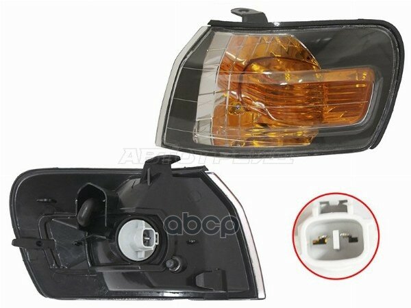 Поворот Toyota Corolla (E110) 95-97 (Слева/ Чёрный) Sat арт. ST-212-1592BL