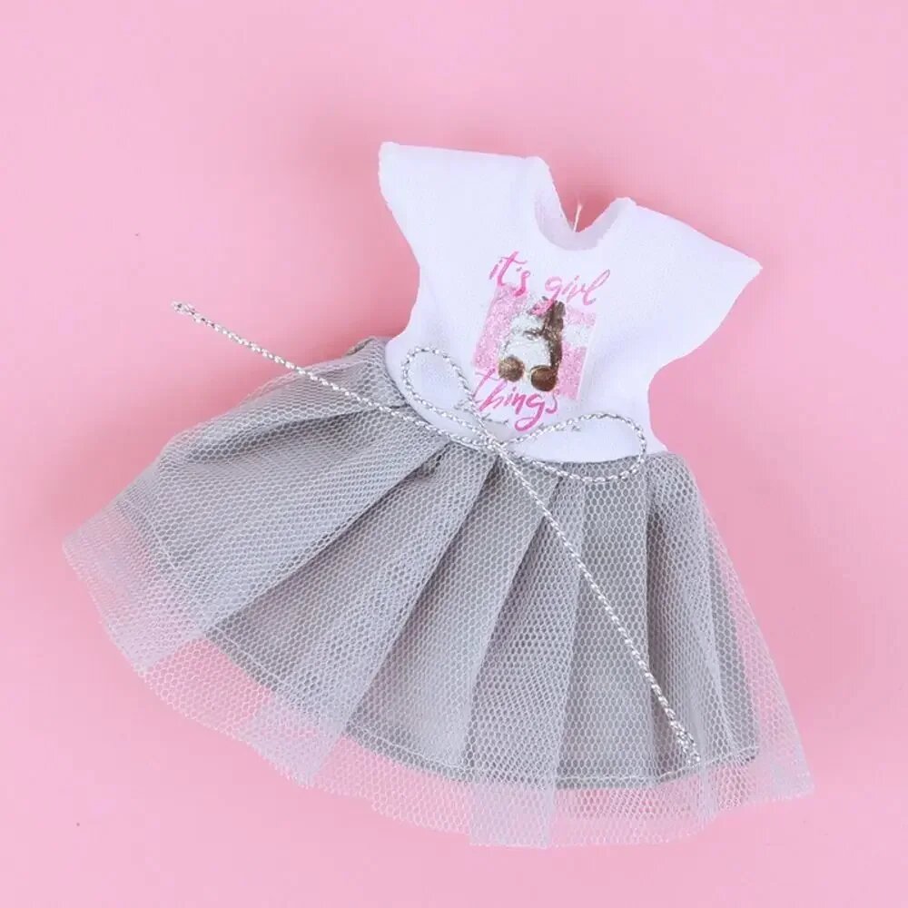 Модная кукольная одежда Юбка Костюм Лучшие подарки 16 см Кукольная одежда Высококачественное платье Можно одеваться 1/8 BJD для детей DIY Игрушки для девочек