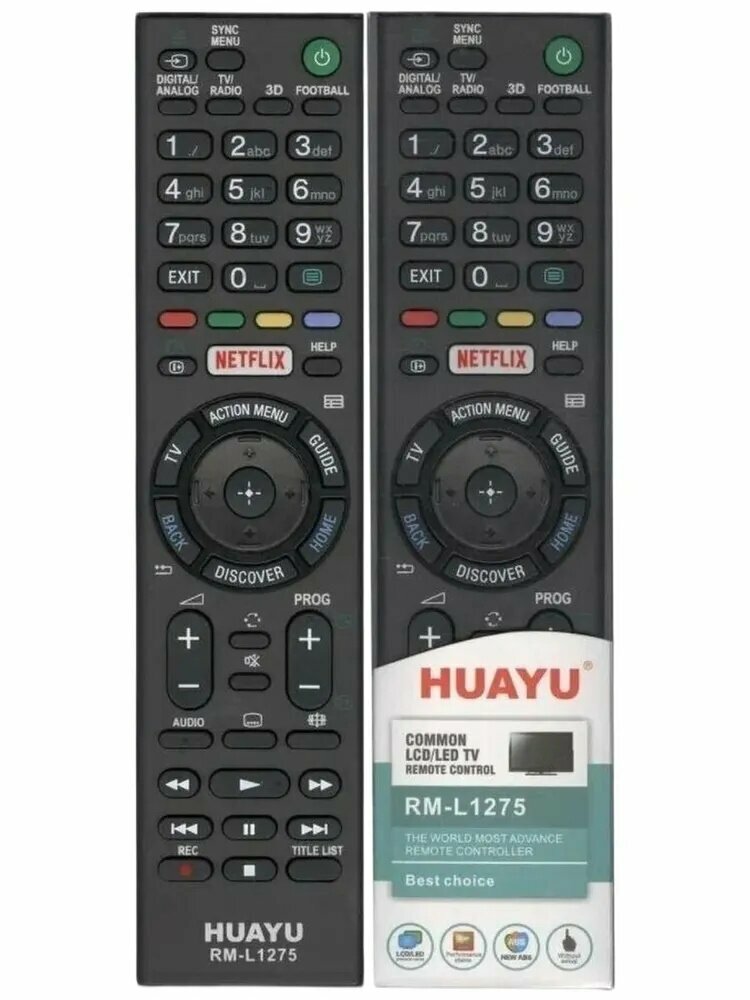 Универсальный пульт RM-L1275 для телевизоров LCD/LED Sony
