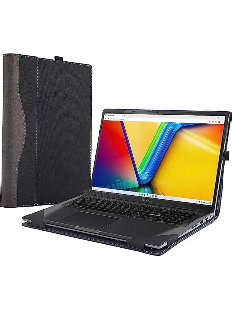 Чехол для ноутбука HP Victus Gaming Laptop 15,6 дюймов 15-fb 15-fa , 2 в 1 чехол для ноутбука из искусственной кожи