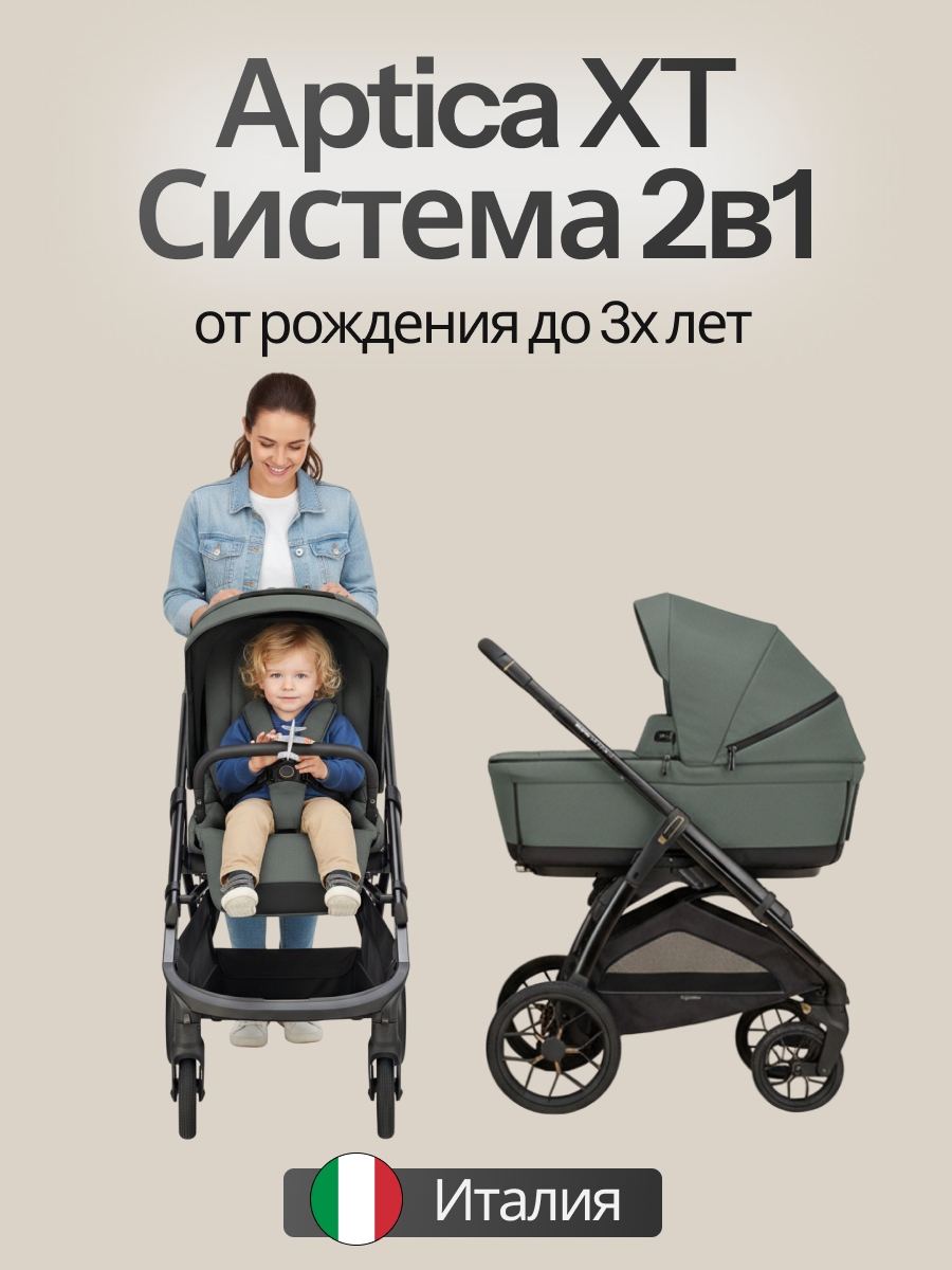 Коляска 2 в 1 Inglesina Aptica XT Taiga Green