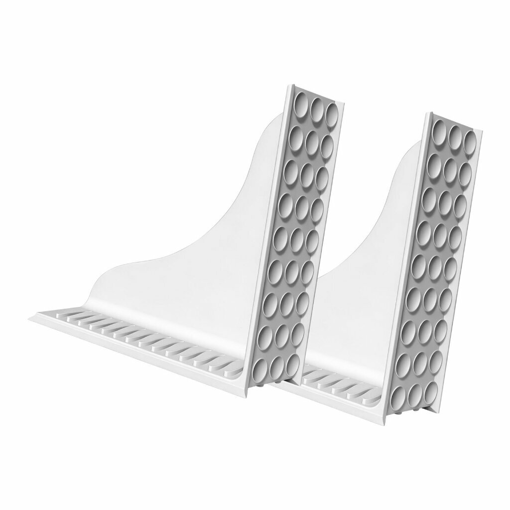 Упаковка из 2 силиконовых накладок С Прочными присосками Для установки на клей Гибкая конструкция для защиты ванны и душа