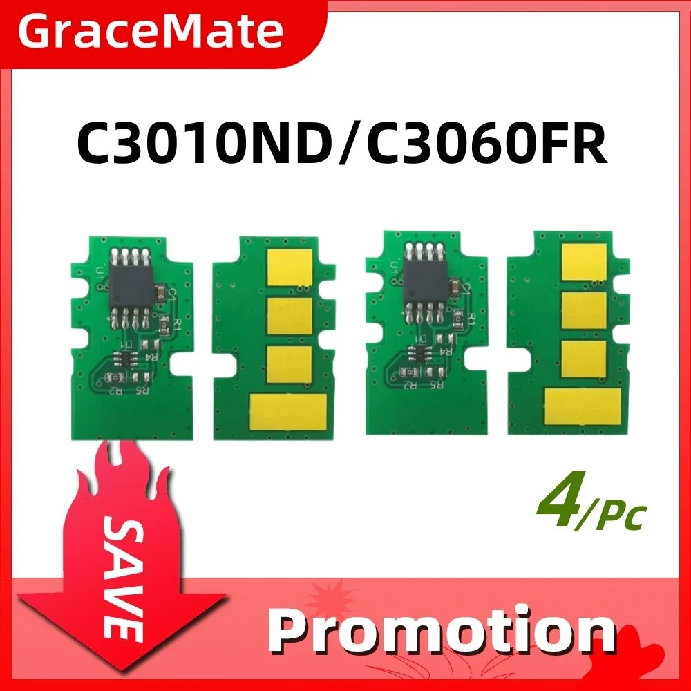 Чипы для картриджей GraceMate CLT-K503L CLT-C503L CLT-M503L CLT-Y503L для Samsung 4 шт.