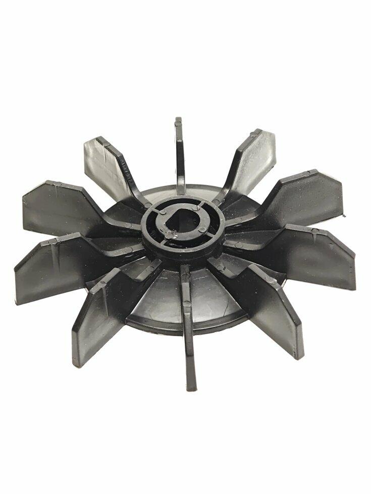 Крыльчатка Парма компрессора вентилятор электродвигателя D=135мм d=14мм, 10 лопастей