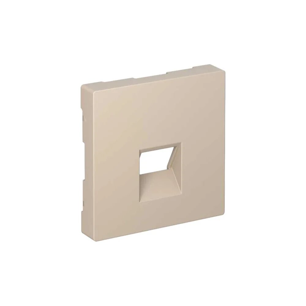 Накладка Systeme Electric ATLASDESIGN для информационных функций типа Keystone, песочный ATN001284
