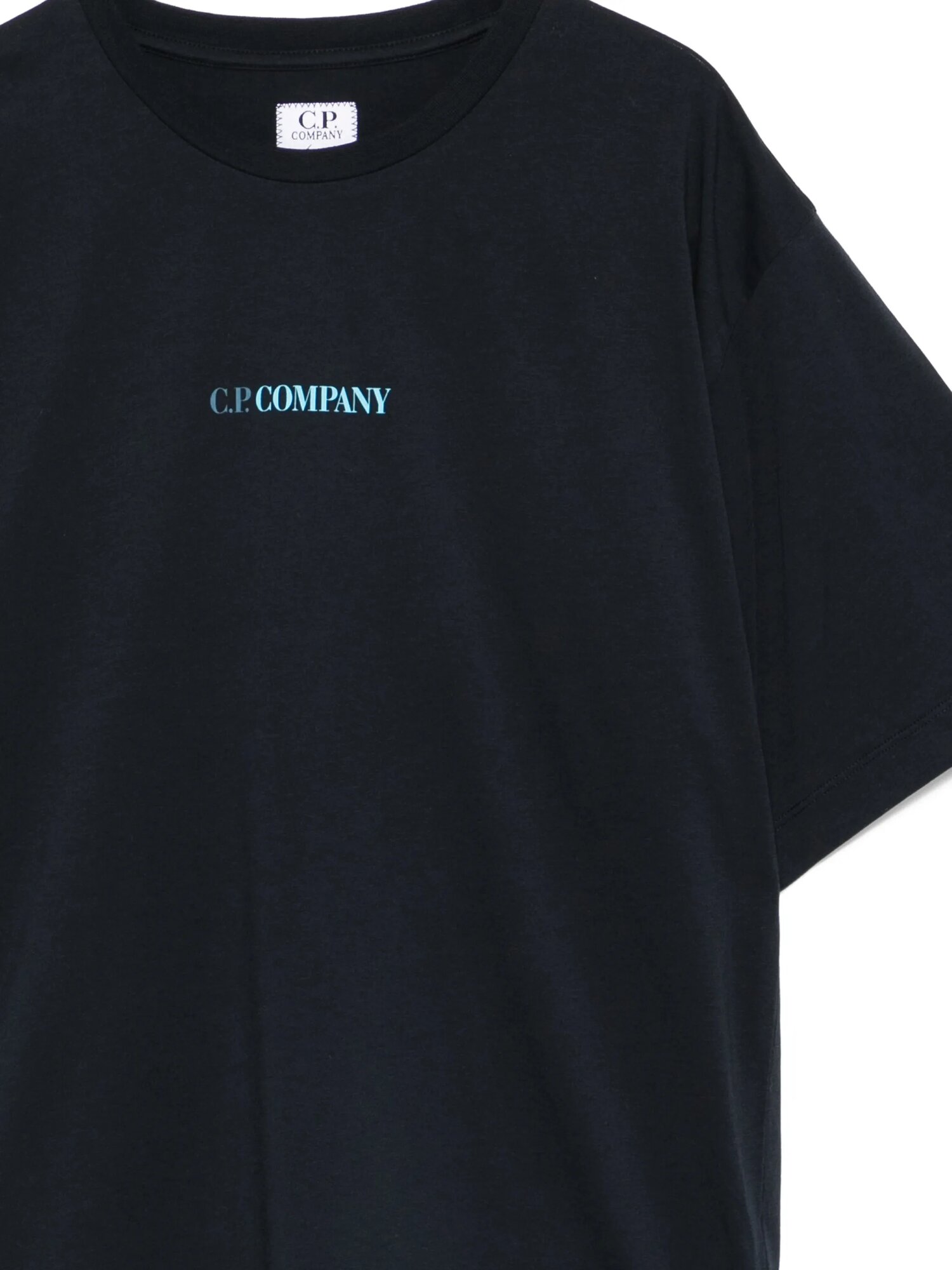 Футболка C.P. COMPANY Logo T-shirt, размер 10 лет, синий — фото 1