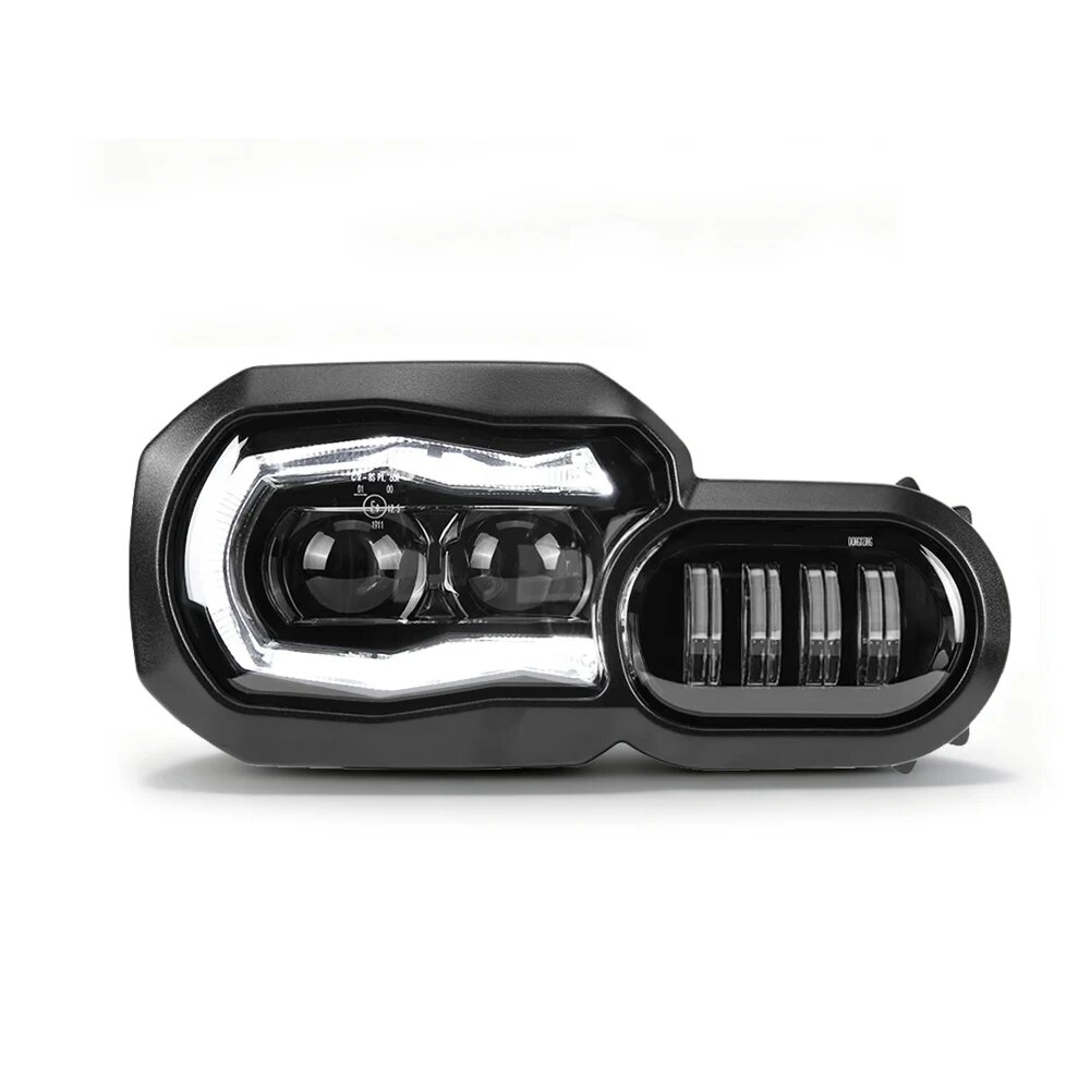 Одобренные E-mark светодиодные фары для BMW F800R F650GS F700GS F800GS ADV GS F800, мотоциклетные фары, полная светодиодная фара в сборе BMW E9 Headlight
