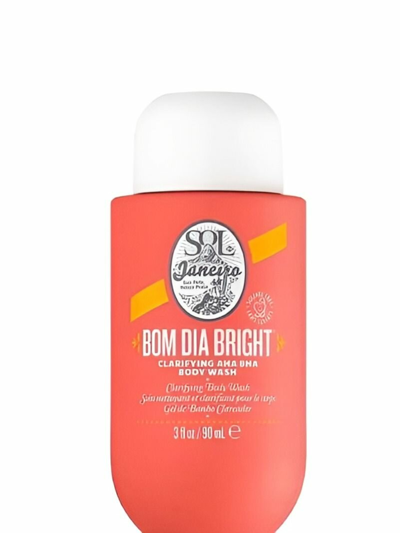Парфюмированный крем-гель для душа SOL DE JANEIRO Bom Dia Bright Clarifying AHA BHA Body Wash 90ml