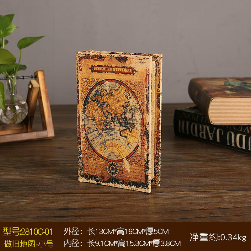 Имитация книги, модель книги для декора в кабинете, офисе, книжной полке, винтажная декоративная книга, реквизит для фотографии, ремесленная демонстрация