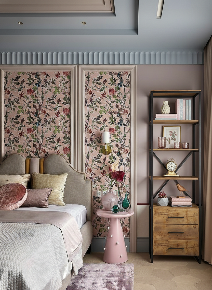 Стеллаж OKTAV loft, дуб вотан, напольный, металлический шкаф с ящиками и полками, 68*40,2*220 см, гростат