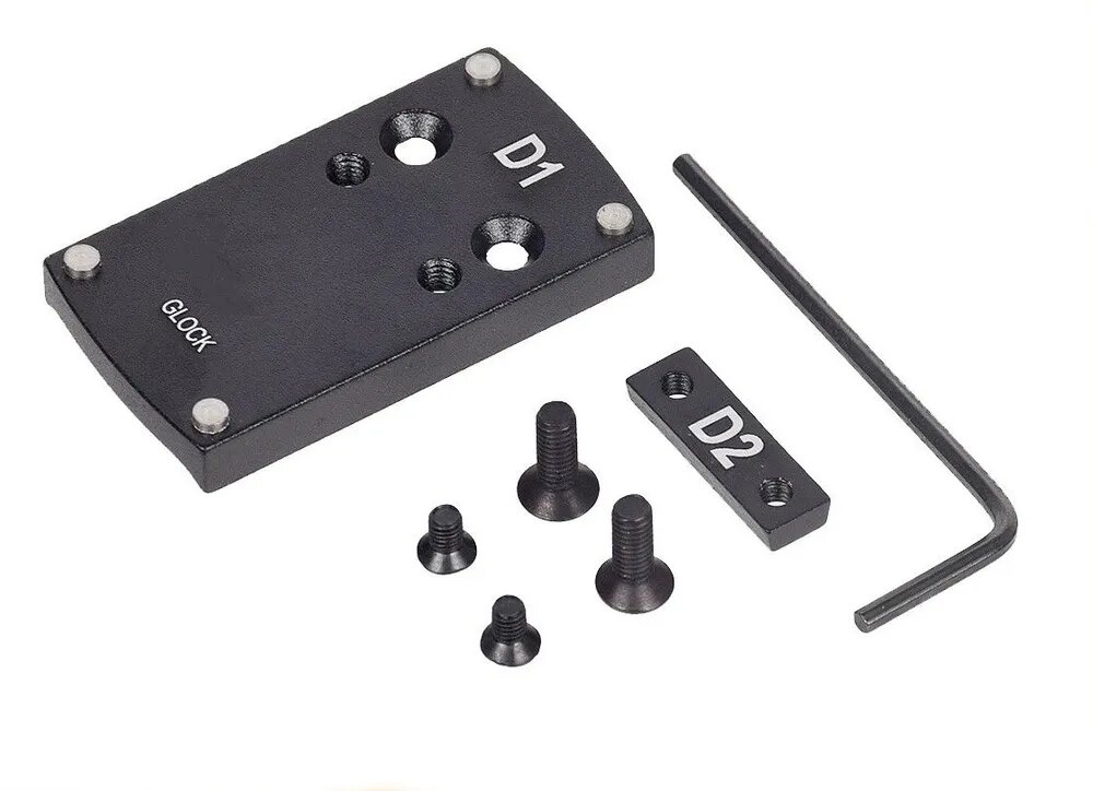 Кронштейн TEK для коллиматоров VECTOR Frenzy на пистолеты Glock без MOS надежное крепление для прицелов Vector Optics, Vortex, Burris