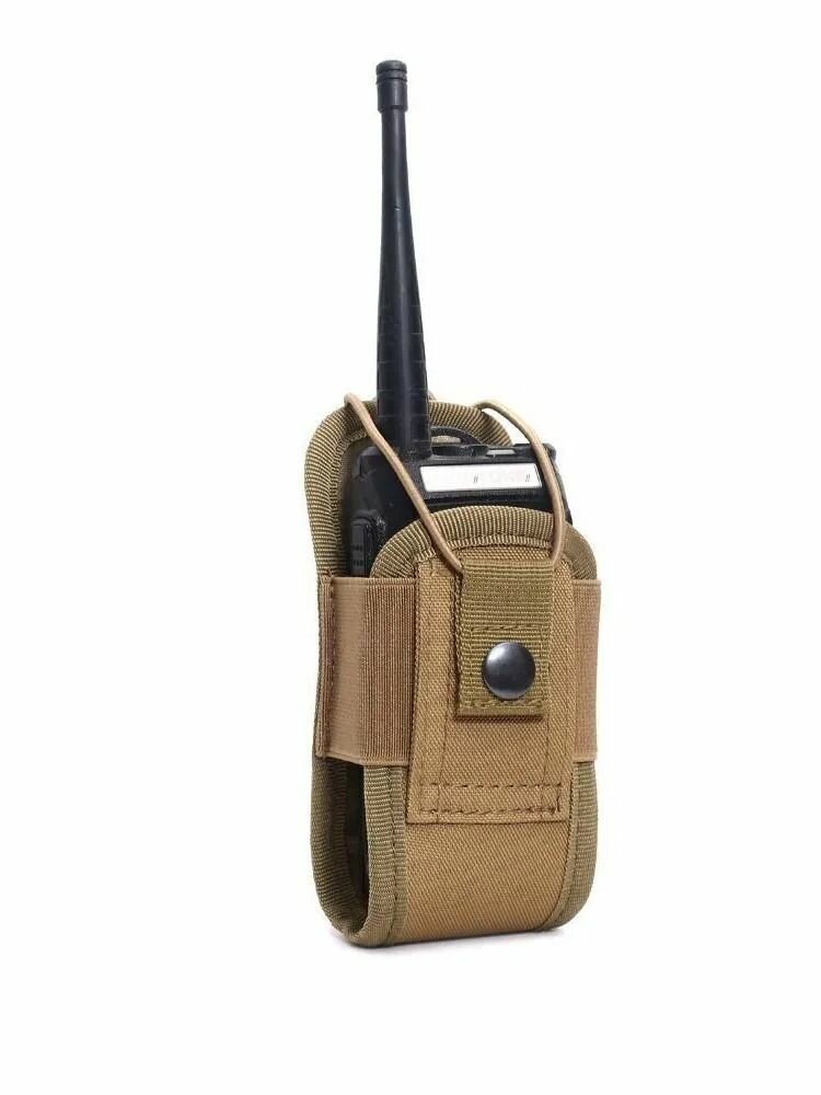 Сумка чехол для рации на Тактическая сумка чехол для рации Baofeng Retevis Kenwood и других, универсальный подсумок для радиостанции, Multicam (мультикам)