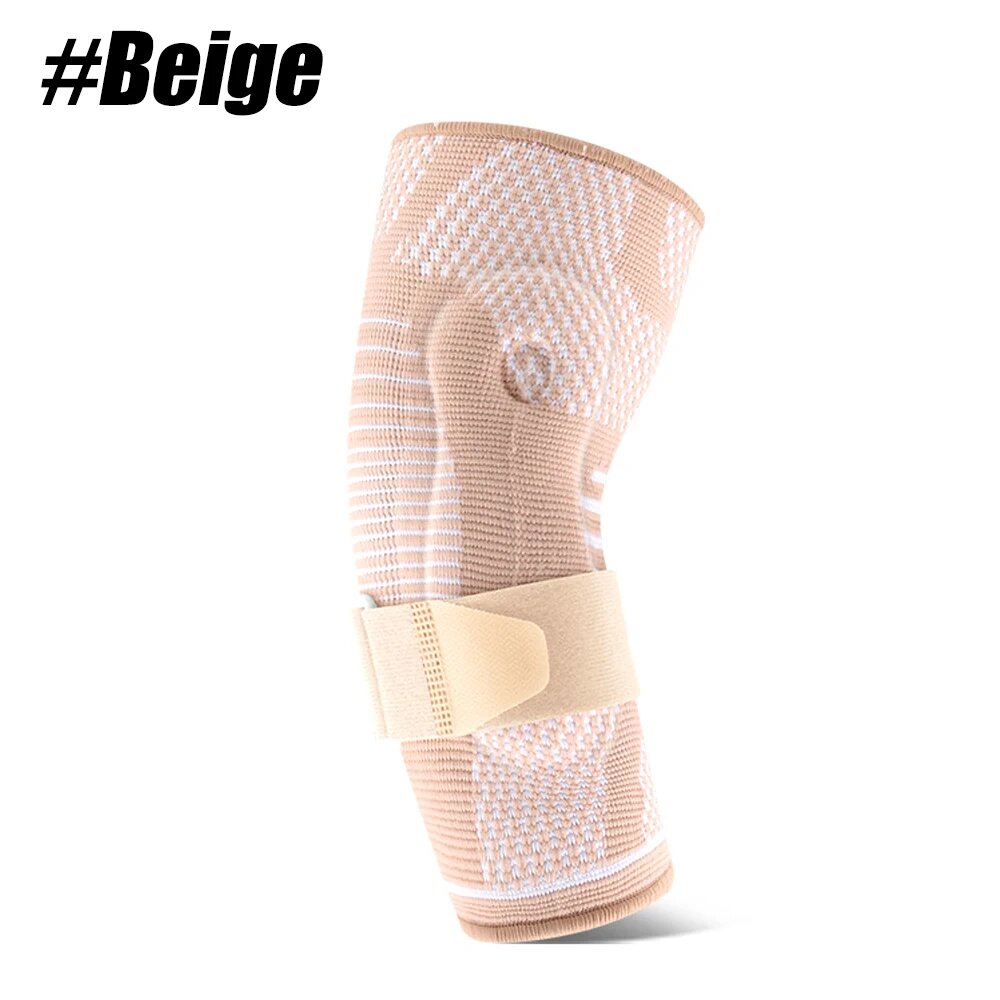 1 шт, поддержка локтевого бандажа-компрессионный рукав для локтя с гелевой Бежевый, М, Beige-1PCS