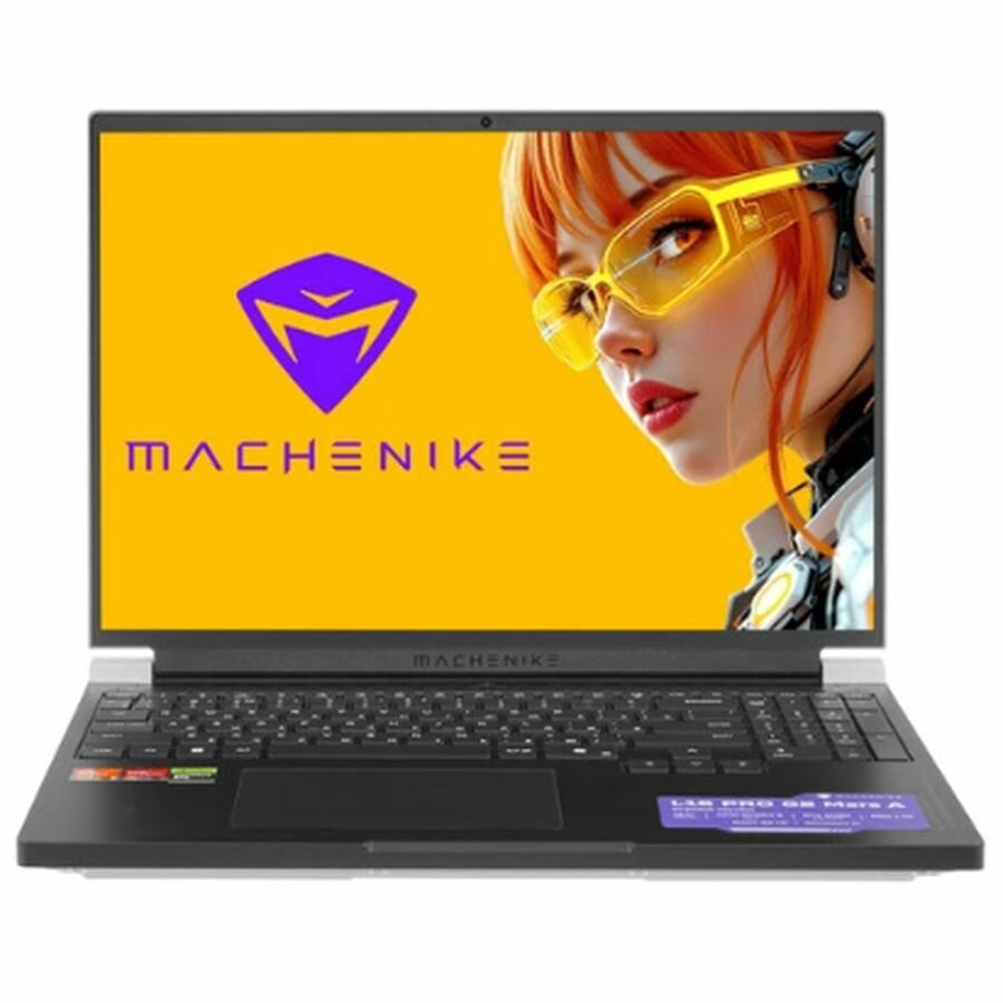 16" Ноутбук Machenike L16 PRO G2 Mars A (JJ00GW00HRU) серый - 2560x1600, IPS, AMD Ryzen 9 7945HX, ядра: 16 x 2,5 ГГц, 32 ГБ, SSD 1000 ГБ, NVIDIA GeForce RTX 5080 (16 ГБ), Windows 11 Home