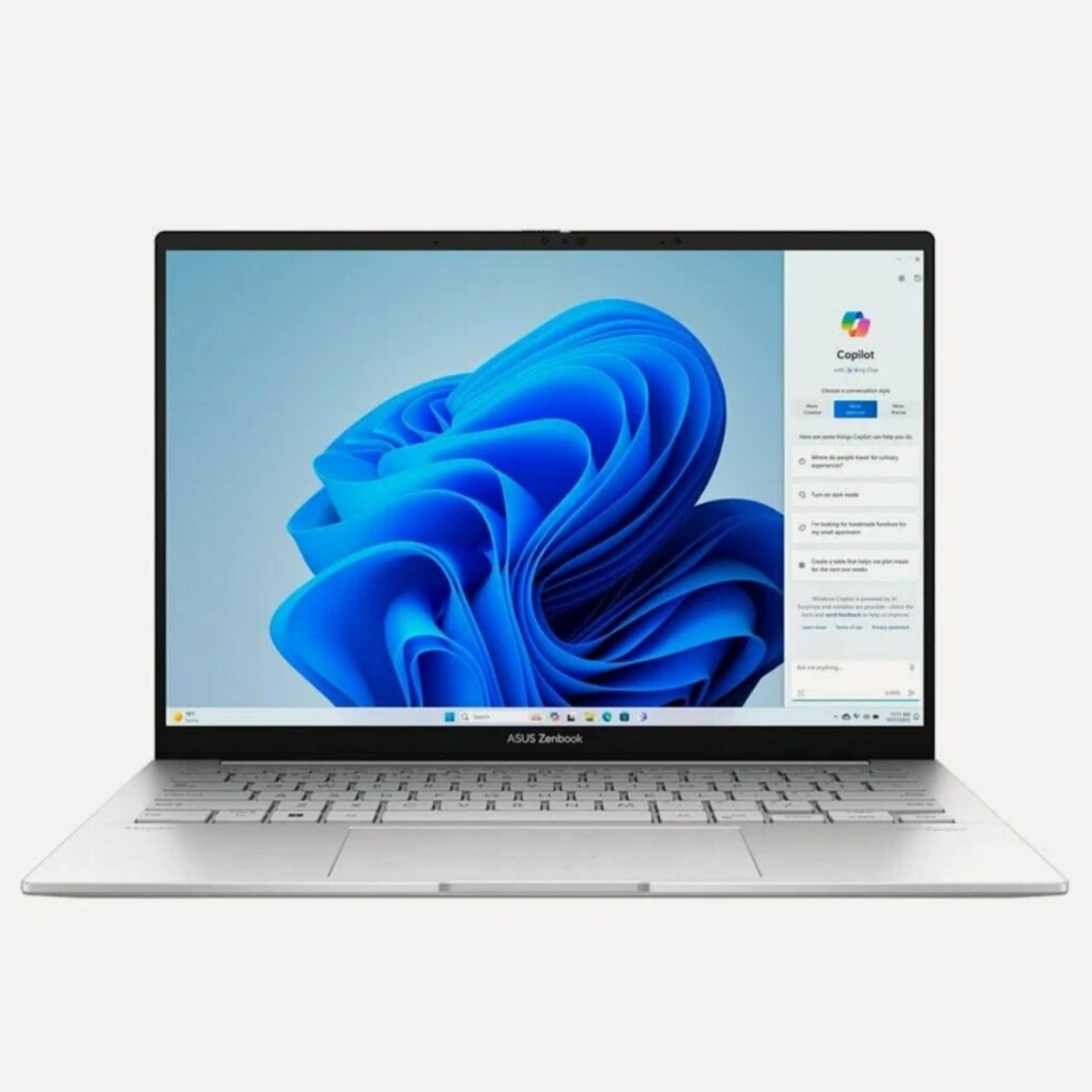 14" Ноутбук Asus ZenBook 14 2025, Ultra 9-285H, RAM 32Gb, SSD 1Tb,2.8K OLED 120Hz, Win11, кл-ра RU/ENG