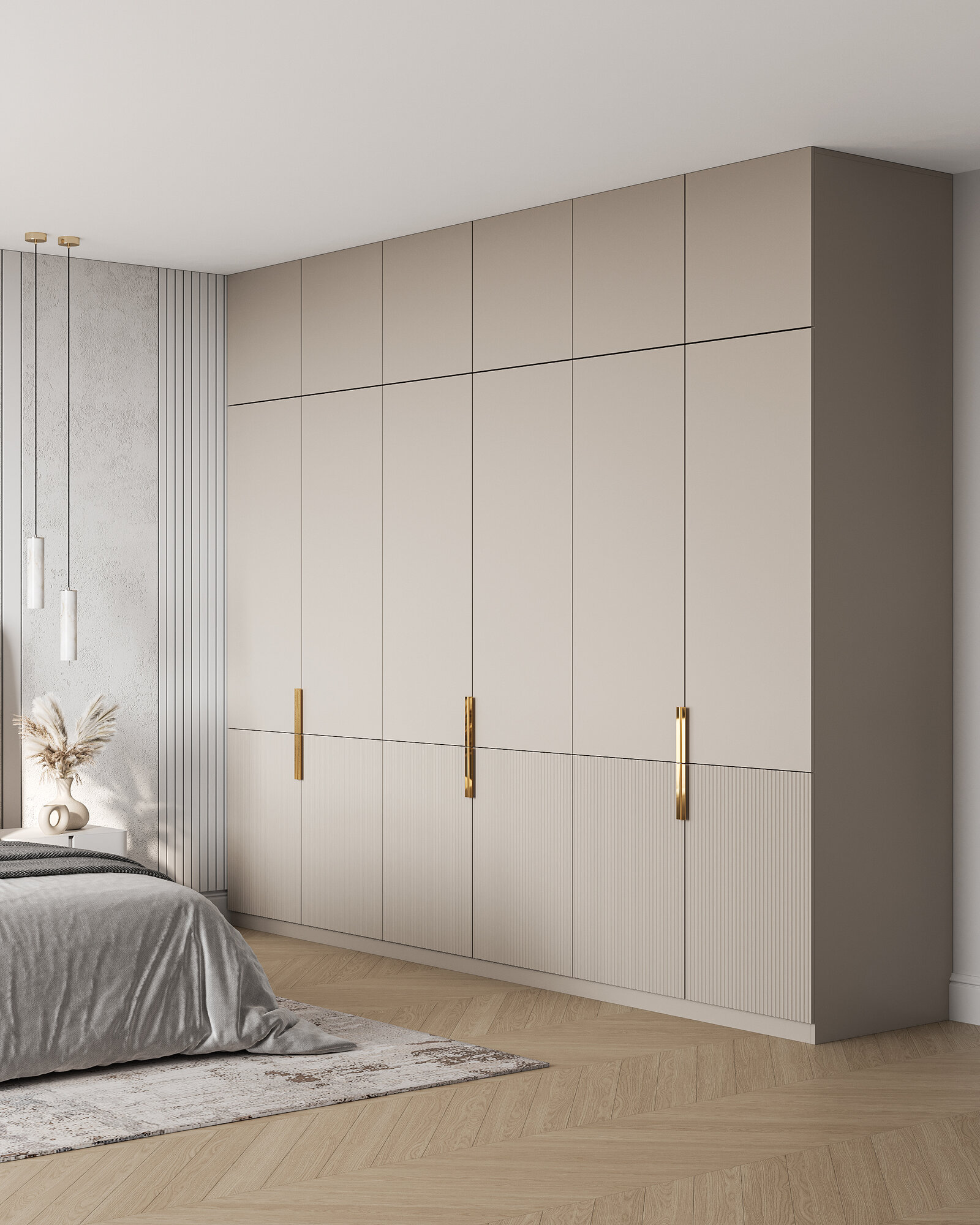 Шкаф Николь распашной большой МДФ в спальню, детскую, модульный