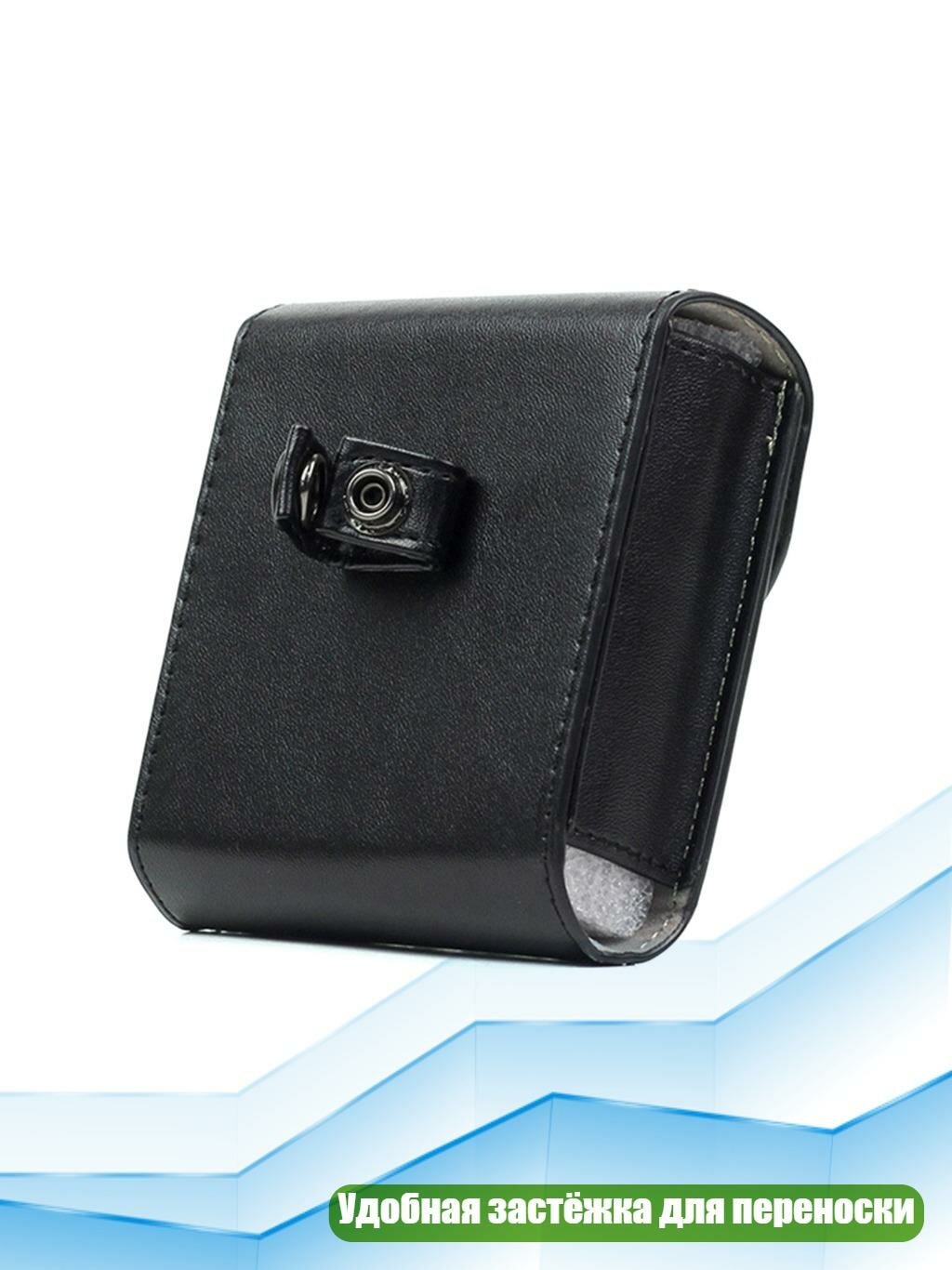 Квадратный чехол для фотопленки Instax Mini, Черный