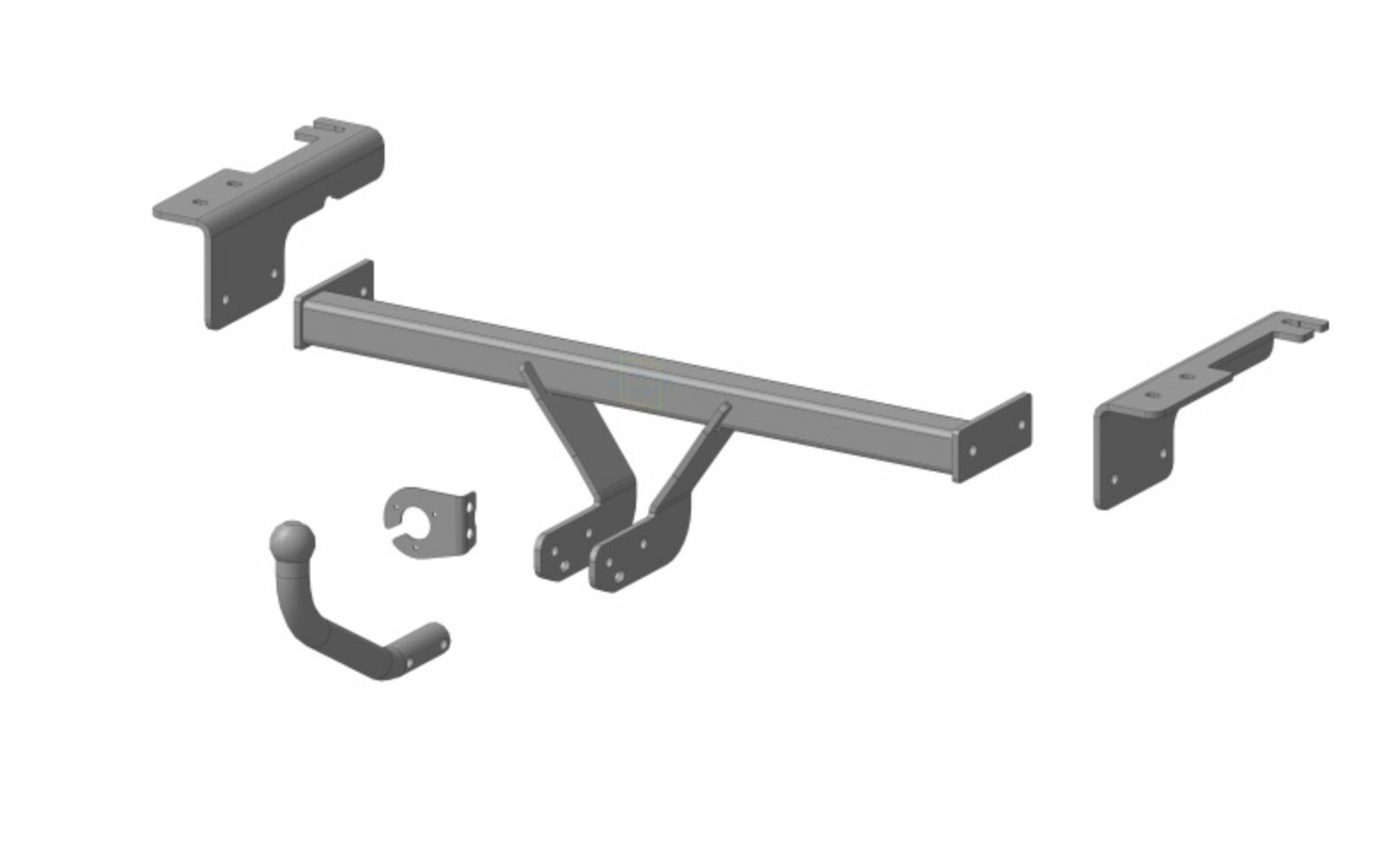 Фаркоп для Belgee X50 2023-, Geely Coolray 2020-2025 Тип шара: A. Нагрузки: 1300/75 кг Трейлер.8025