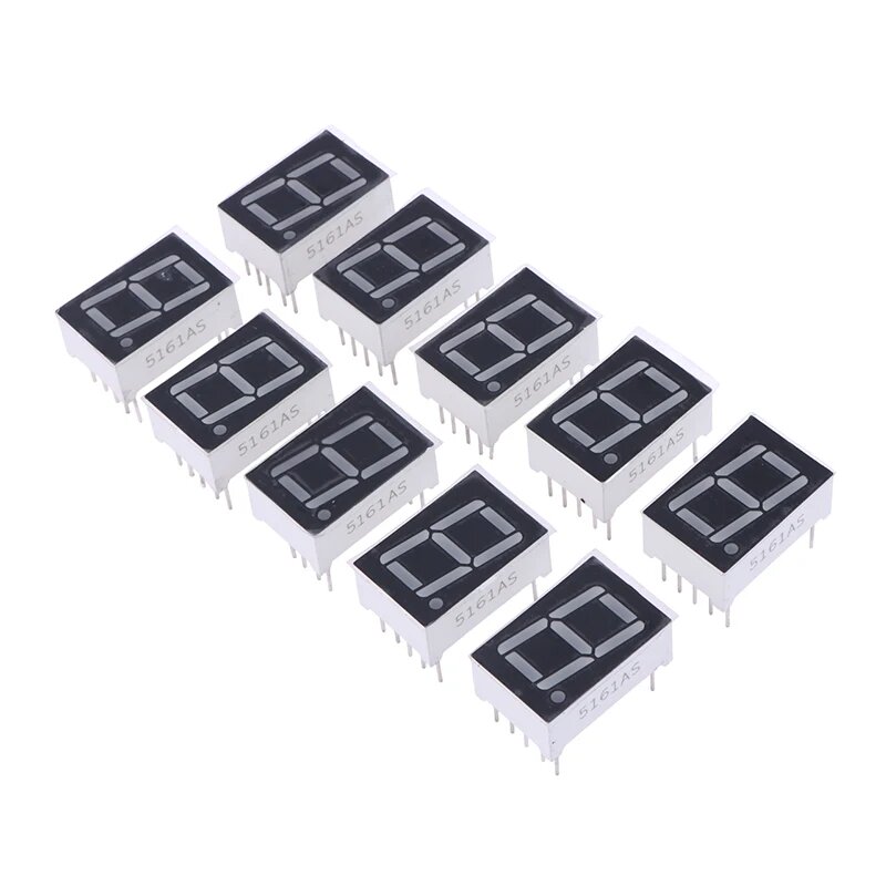 Красный 7-сегментный LED дисплей 0.56", AS 10шт