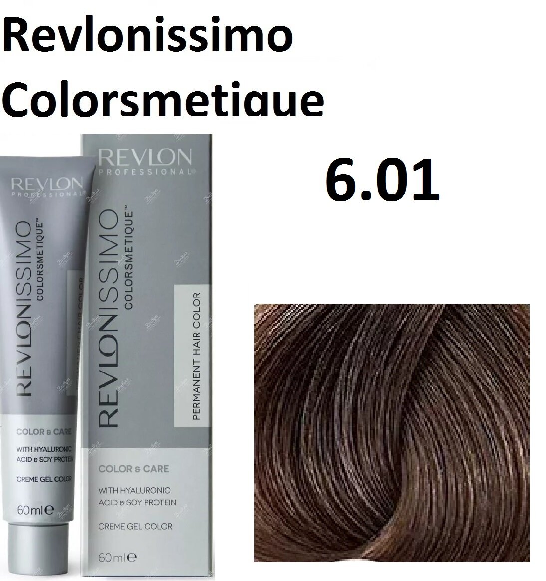 Revlon 6.01 Revlonissimo Colorsmetique Краска для волос Натурально-пепельный темный блонд 60мл.